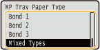 Registering a Paper Size and Type - imageCLASS LBP312dn