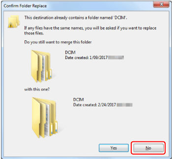 Using a Card Reader or a Card Slot on a Computer to Download Images