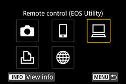 Using EOS Utility 3.x to Send Images to a Computer (Wi-Fi Function)