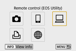 Using EOS Utility 3.x to Send Images to a Computer (Wi-Fi Function)