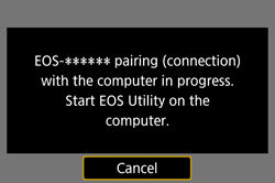 Using EOS Utility 3.x to Send Images to a Computer (Wi-Fi Function)