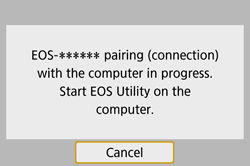 Using EOS Utility 3.x to Send Images to a Computer (Wi-Fi Function)