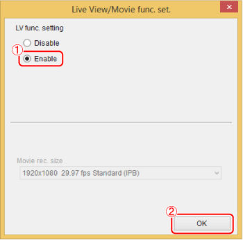 Using the Remote Live View Function in EOS Utility 3.x to Shoot Still ...