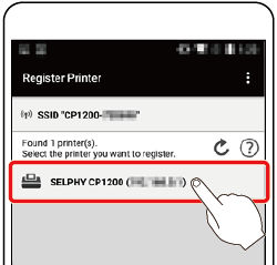 Print From an Android Device to a SELPHY CP1200