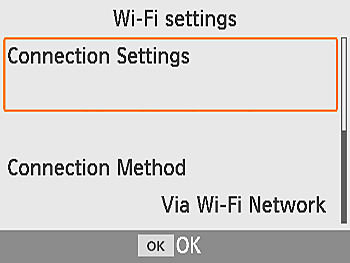 Printing from an iPhone (Wi-Fi Function / Direct Connection) (SELPHY ...