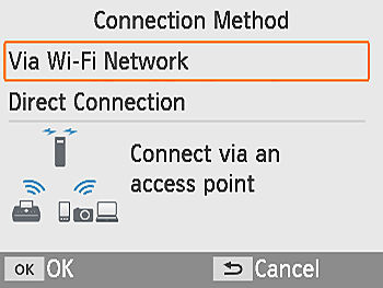 Printing from an iPhone (Wi-Fi Function / Direct Connection) (SELPHY ...