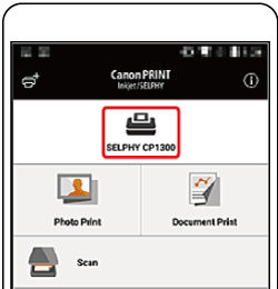 Printing from an Android Smartphone (Wi-Fi Function) (SELPHY CP1300)