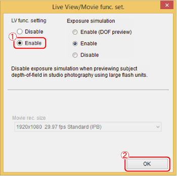 Using EOS Utility for Remote Live View Shooting (Still Photos and ...
