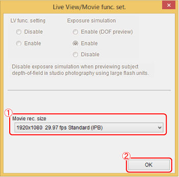 Using EOS Utility for Remote Live View Shooting (Still Photos and ...