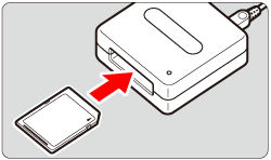 Using a Card Reader or a Card Slot on a Computer to Download Images
