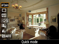 Changing the AF Method to Use the Live View Function to Shoot Still ...