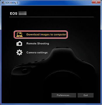 Using EOS Utility 3.x to Send Images to a Computer (Wi-Fi Function ...