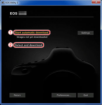 Using EOS Utility 3.x to Send Images to a Computer (Wi-Fi Function ...