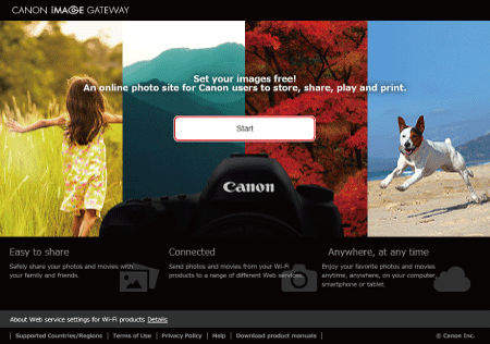 Sending Images to a Mac via Wi-Fi using CANON iMAGE GATEWAY's Image ...