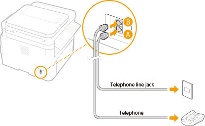 Connecting the Telephone Line - MF267dw and MF269dw