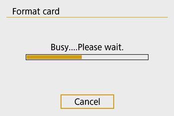 Formatting a Memory Card
