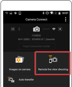 Using an Android Smartphone to Control the Camera and Shoot Remotely ...