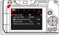Connecting the Camera To a Computer Using a USB Cable (EOS R)