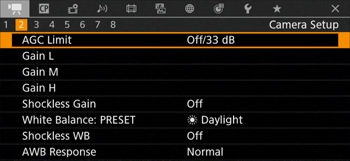 Automatic Gain Control (AGC) Limit (XF705)