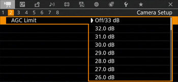 Automatic Gain Control (AGC) Limit (XF705)