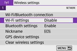 Sending Images to a Computer (Wireless Connection) EOS Rebel SL3