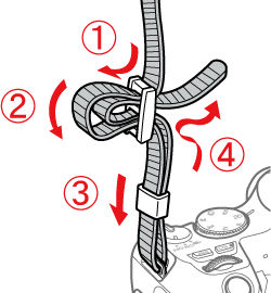 Attaching the Camera Strap