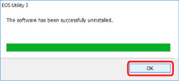 EOS Utility Ver. 3.x does not work properly / Uninstalling (deleting ...