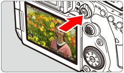 Using Live View Shooting (Still Photos) with the Default Settings ...