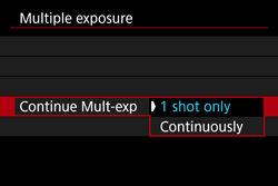 Multiple Exposures (EOS 90D)