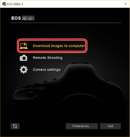 Using EOS Utility 3.x to Send Images to a Computer (Wi-Fi Function ...