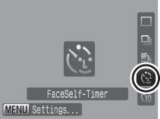 Setting the Self Timer, Custom Timer, and Face Self-Timer for the PowerShot G Series