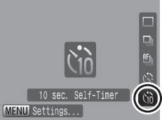 Setting the Self Timer, Custom Timer, and Face Self-Timer for the ...