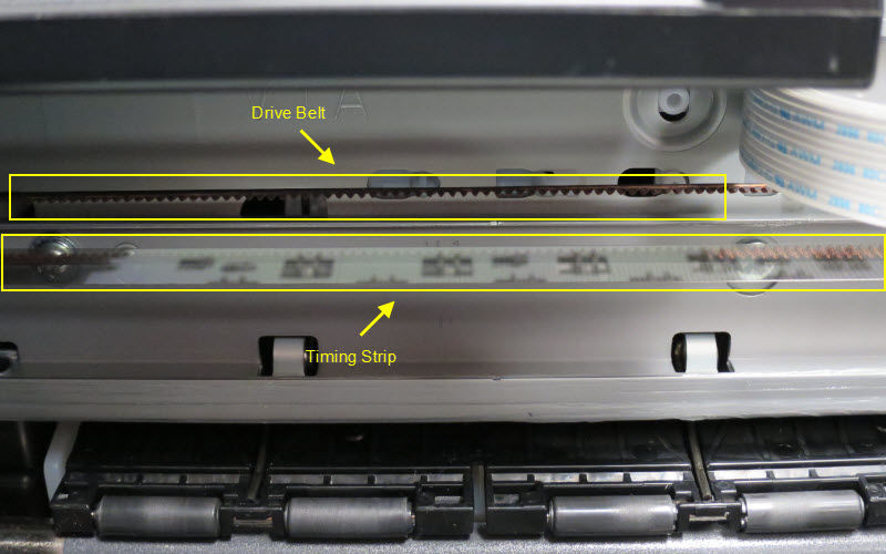 Cleaning the Encoder (Timing) Strip - G4210