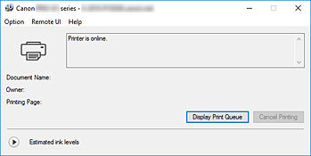 Checking Ink Status from a Windows PC - PRO-300