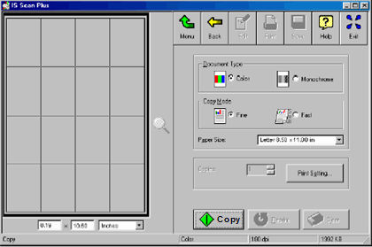 Using IS Scan Plus as a standalone scanning application- Windows