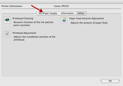 Checking Ink Levels on Mac