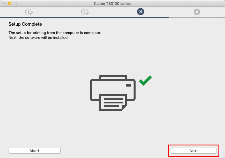 How to Set Up the Printer via USB (macOS) - TS3120 / TS3122