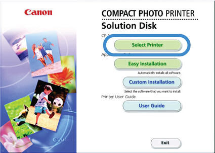 Install the CP Printer driver properly (CP740)