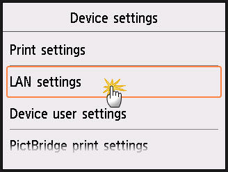 Connect the TS6020 to a Wireless LAN via Manual Connect