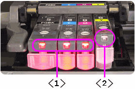 Reseating the print head and ink tanks - MX700