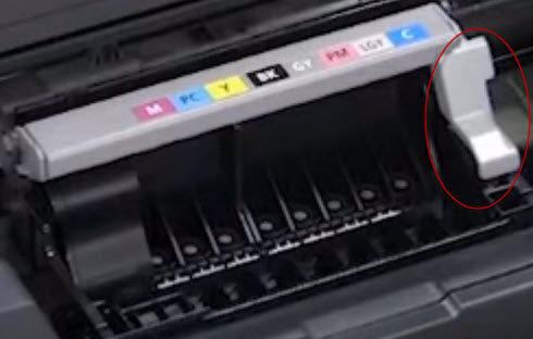 Reinstall the Print Head - PIXMA PRO-10, PRO-100