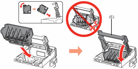 Install the Print Head and Ink Tanks - MX870