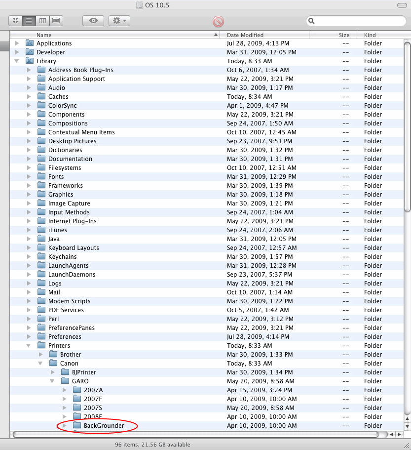 Disable "iPF Backgrounder".