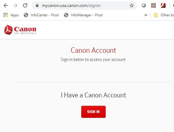 View Subscriptions in My Canon Account