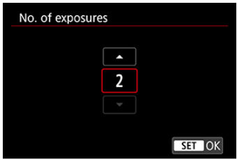 Shooting multiple exposures on the EOS-1D X Mark III.