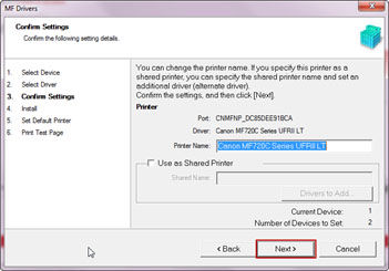 Wireless Setup for the imageCLASS MF249dw, MF247dw, MF269dw, MF267dw, MF269VP - Selecting a ...