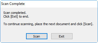 Scanning Documents with My Image Garden - Windows