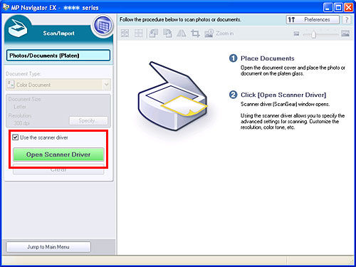 Adjusting Output (Scan) Resolution (Windows) - MX850