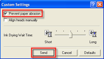 Set Prevent Paper Abrasion (Windows) MP490