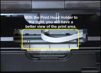 Cleaning the encoder (timing) strip - MP620 / MP620B